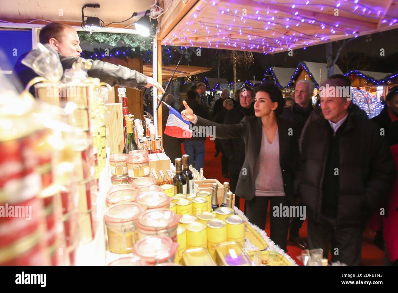 MICHEL DRUCKER, RACHIDA DATI - INAUGURATION DES CHALETS DE NOEL ET DE ...