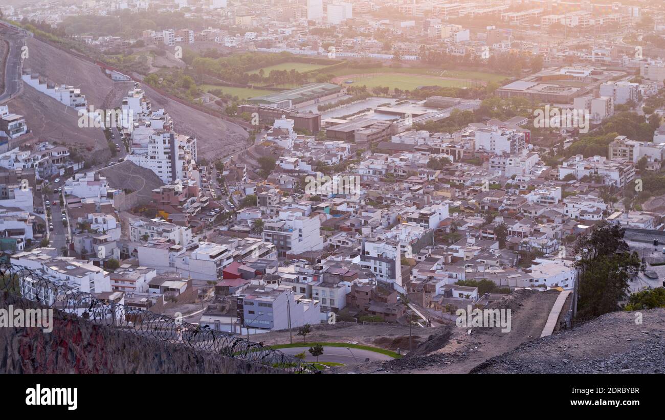 Urban section of Surco in Lima Peru Stock Photo - Alamy