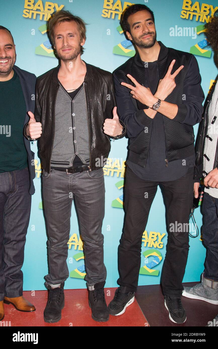 PHILIPPE LACHEAU, TAREK BOUDALI - PREMIERE DU FILM 'BABYSITTER 2' AU ...