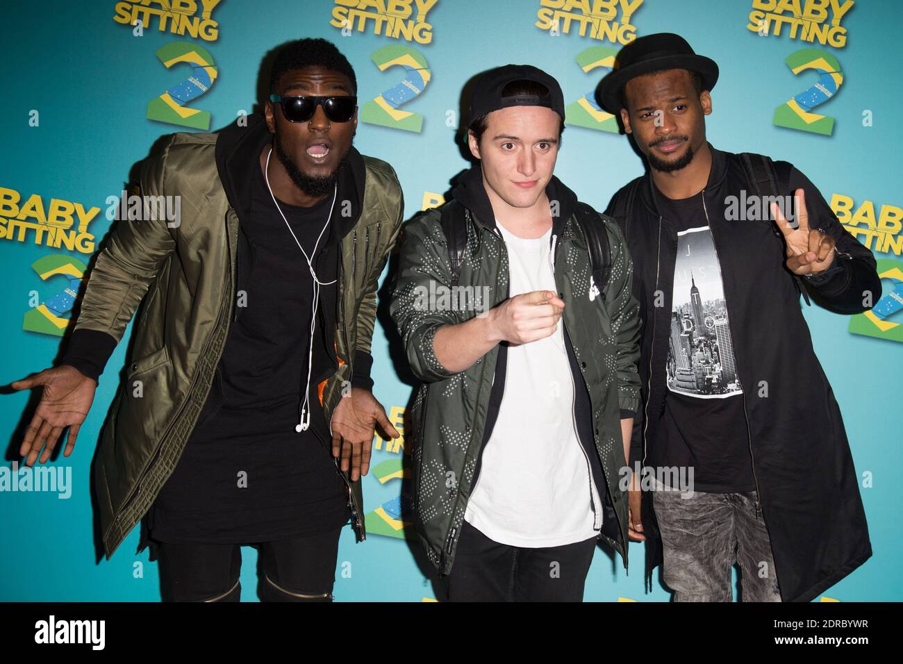 LE GROUPE D'HUMORISTE 'LE WOOP GANG' - PREMIERE DU FILM 'BABYSITTER 2 ...