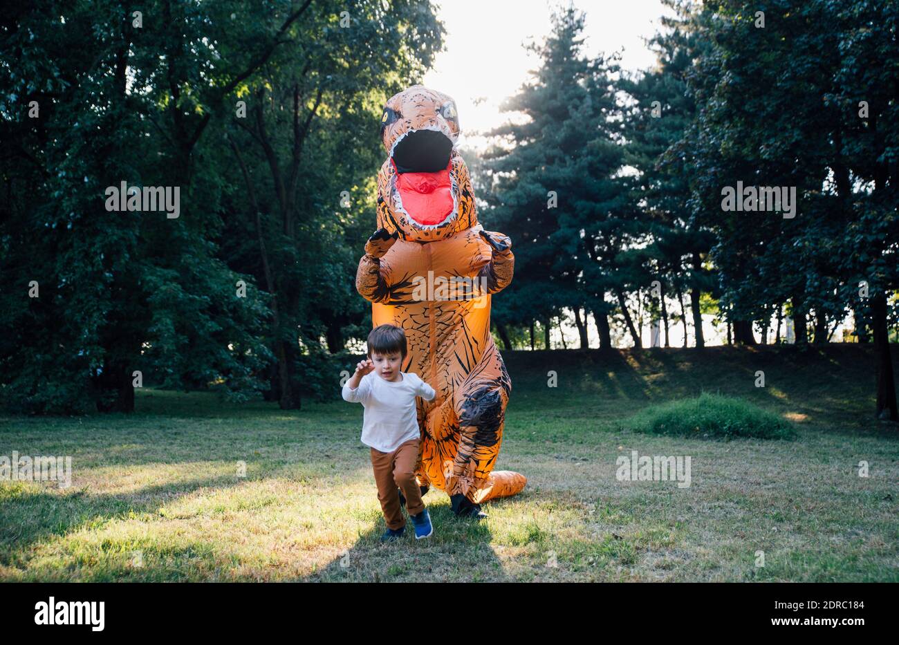 Dinosaur chasing hi-res stock photography and images - Alamy