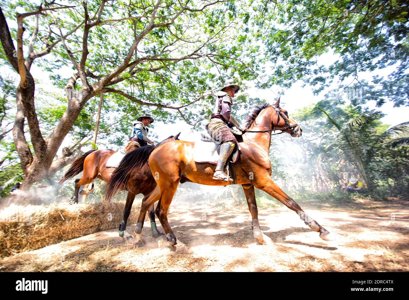 Men Riding Horses Stock Photo - Alamy