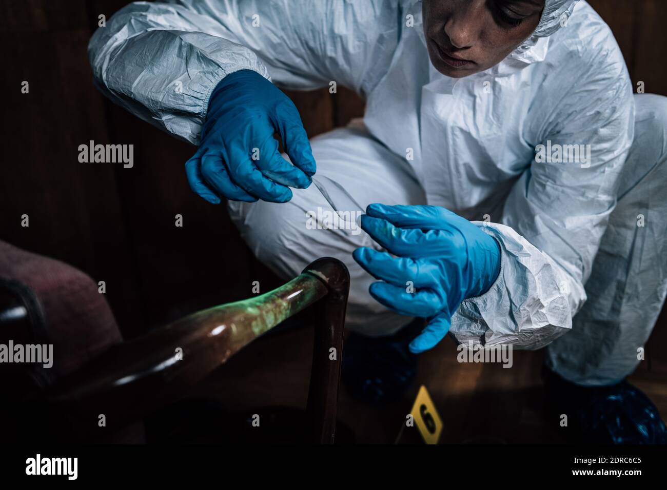 Investigating Crime Scene High Resolution Stock Photography and Images ...