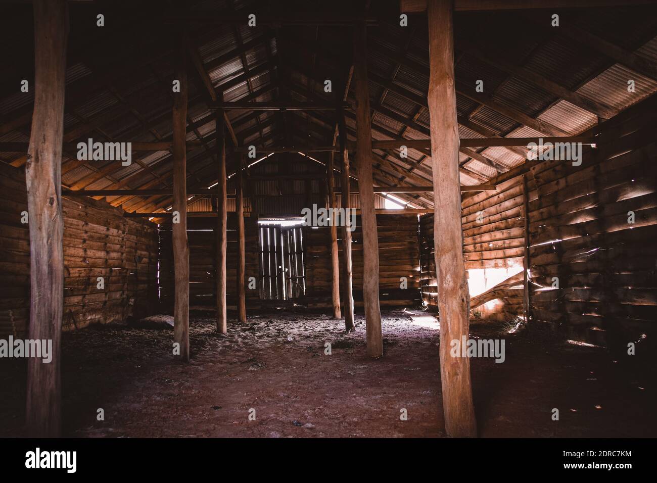 Abandoned barn interior roof hi-res stock photography and images - Alamy