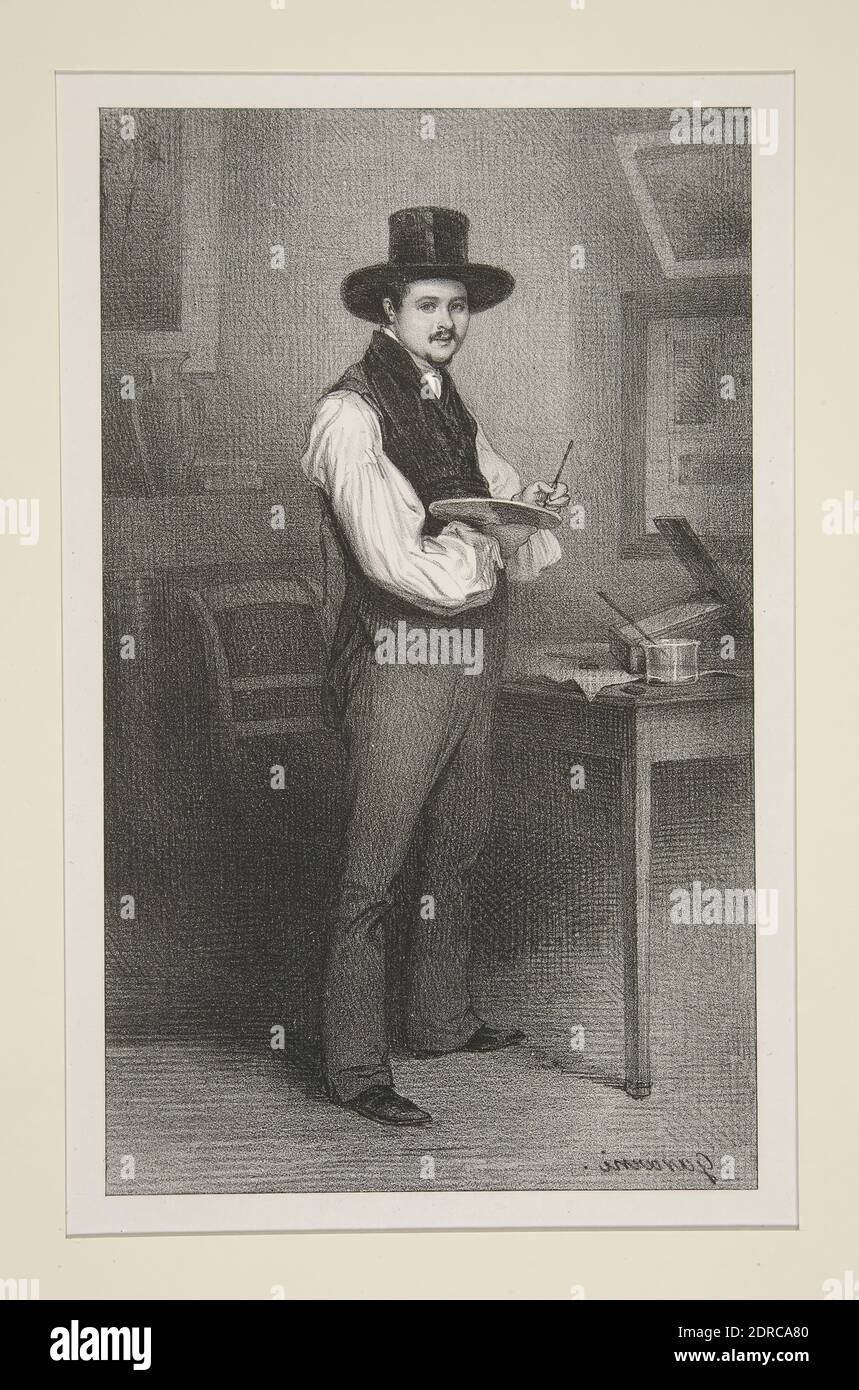 Artist: Paul Gavarni, French, 1804–1866, Thenot, Lithograph, French ...