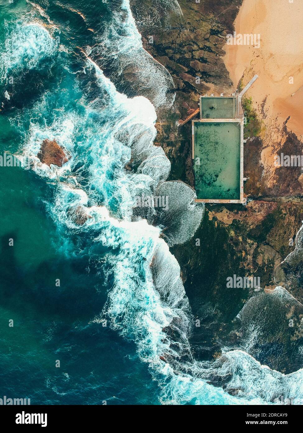 Aerial View Of Sea Stock Photo - Alamy