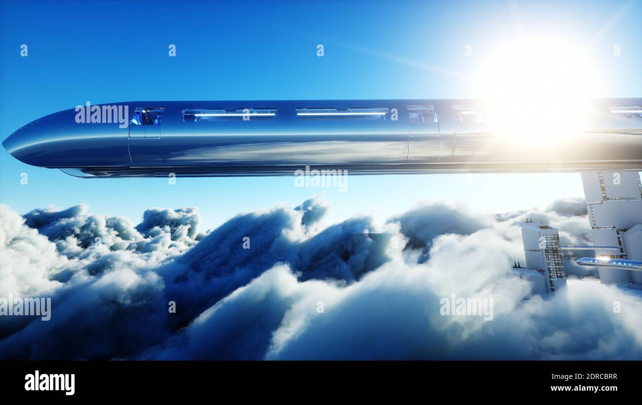 Flying train hi-res stock photography and images - Alamy