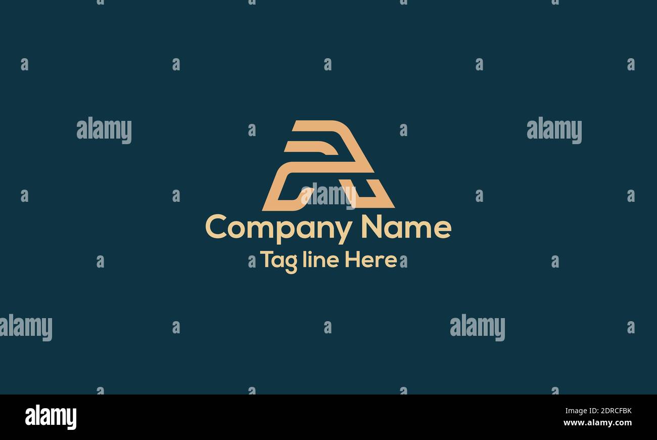 A letter logo design and vector template Stock Vector Image & Art - Alamy