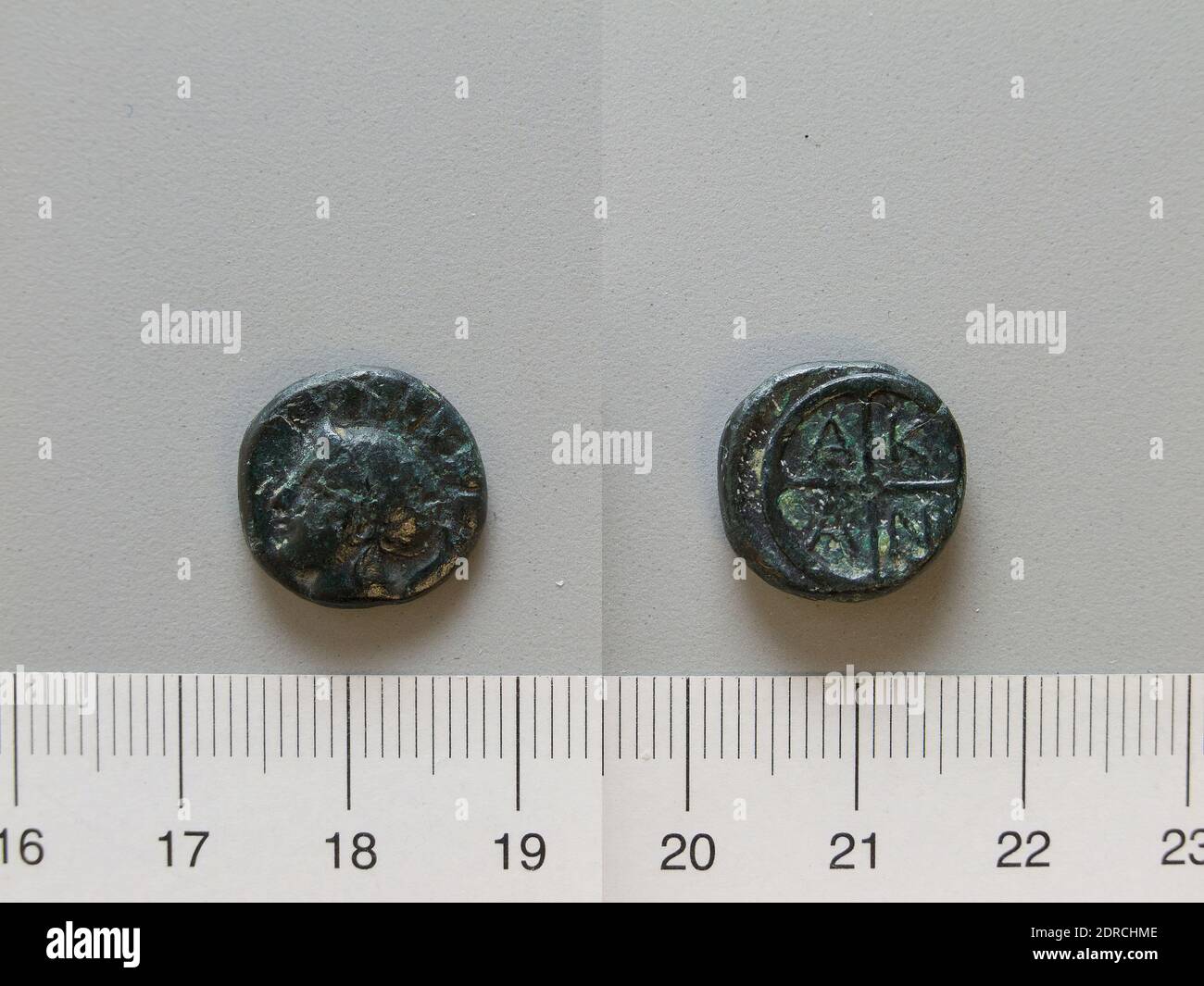 Mint: Acanthus, Coin from Akanthos, 400–358 B.C., Copper, 3.34 g, 7:00 ...