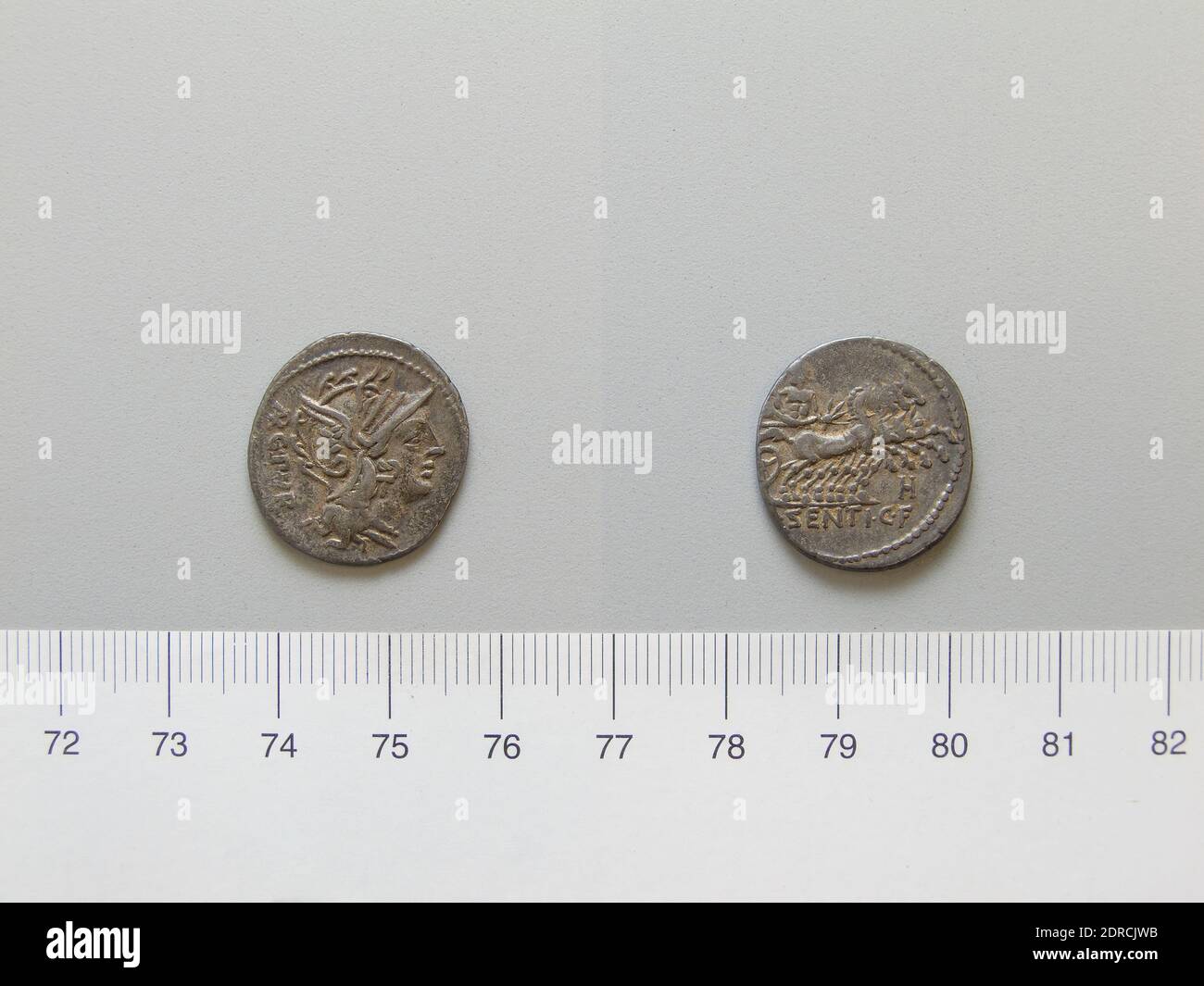 Mint: Rome, Magistrate: L. Sentius C.f., Denarius from Rome, 101 B.C ...