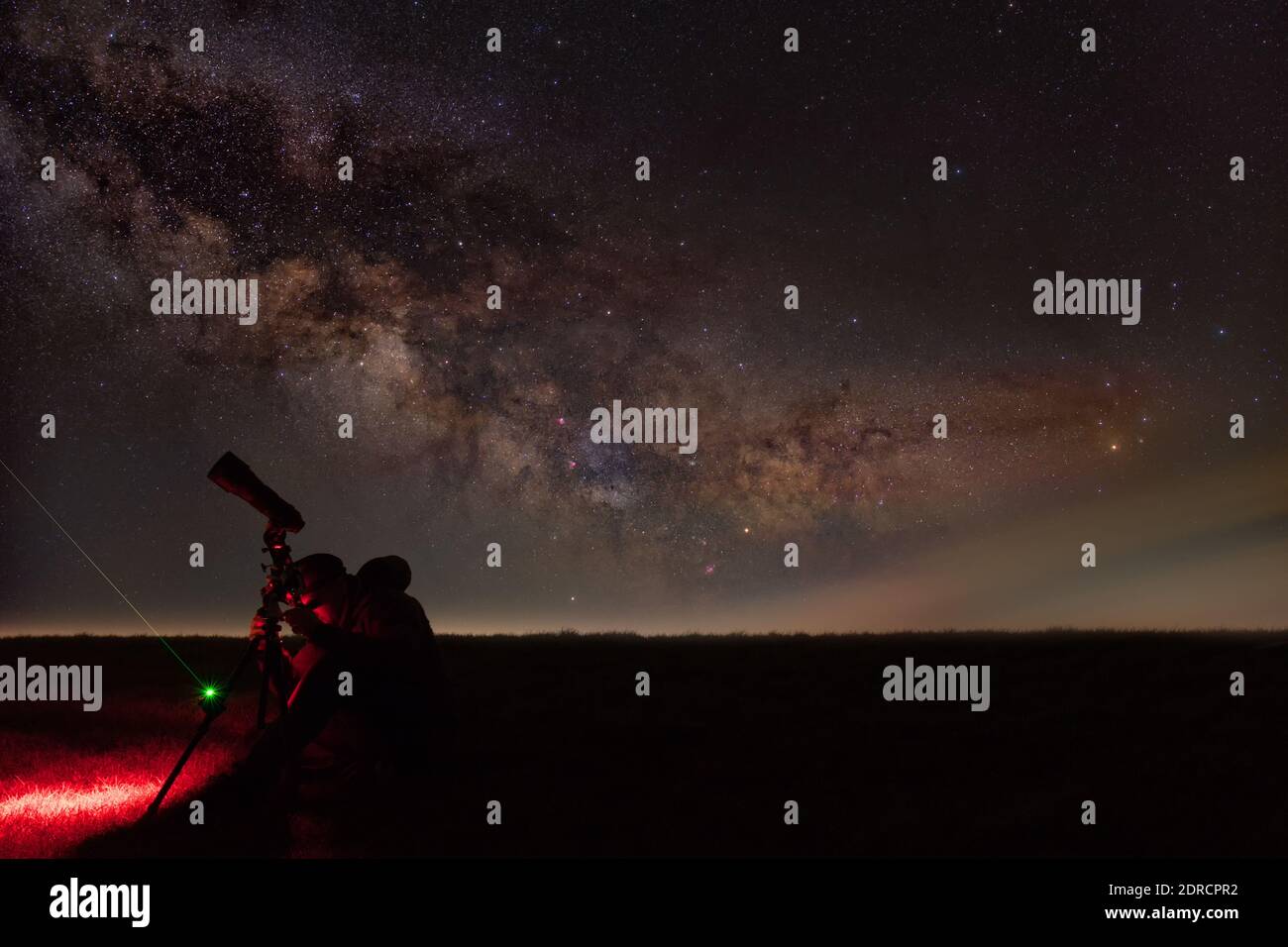 Person star gazing hi-res stock photography and images - Alamy