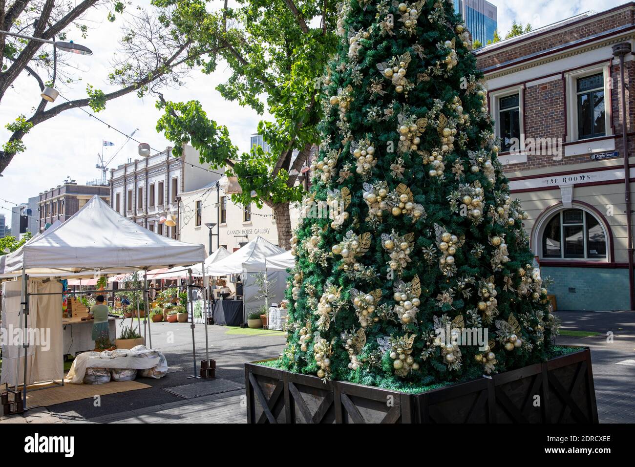 The Rocks historic area of Sydney and Christmas markets ,Sydney ...