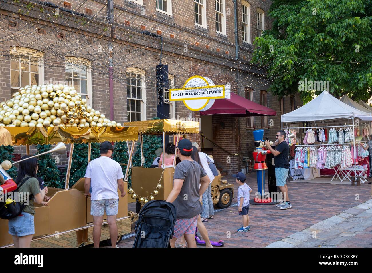 The Rocks historic area of Sydney and Christmas markets ,Sydney ...