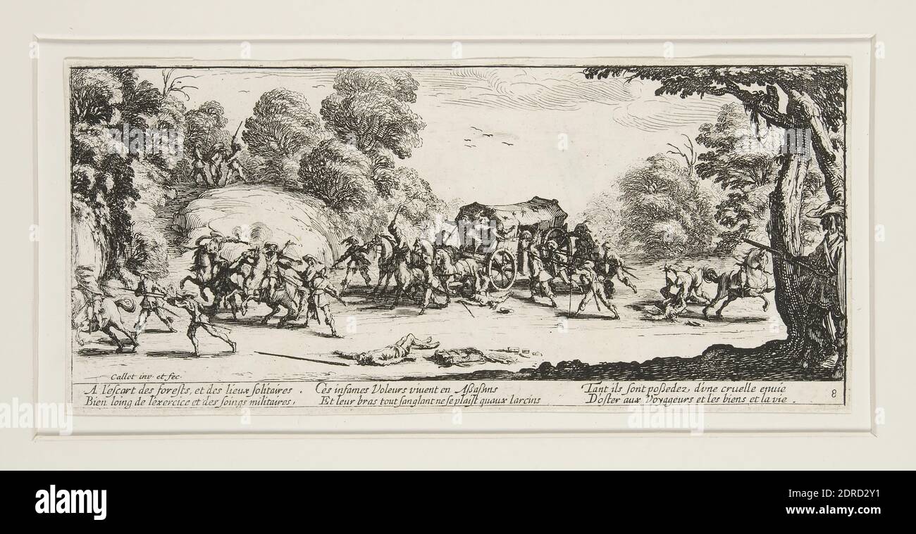 Artist: Jacques Callot, French, 1592–1635, Les grandes miseres de la ...
