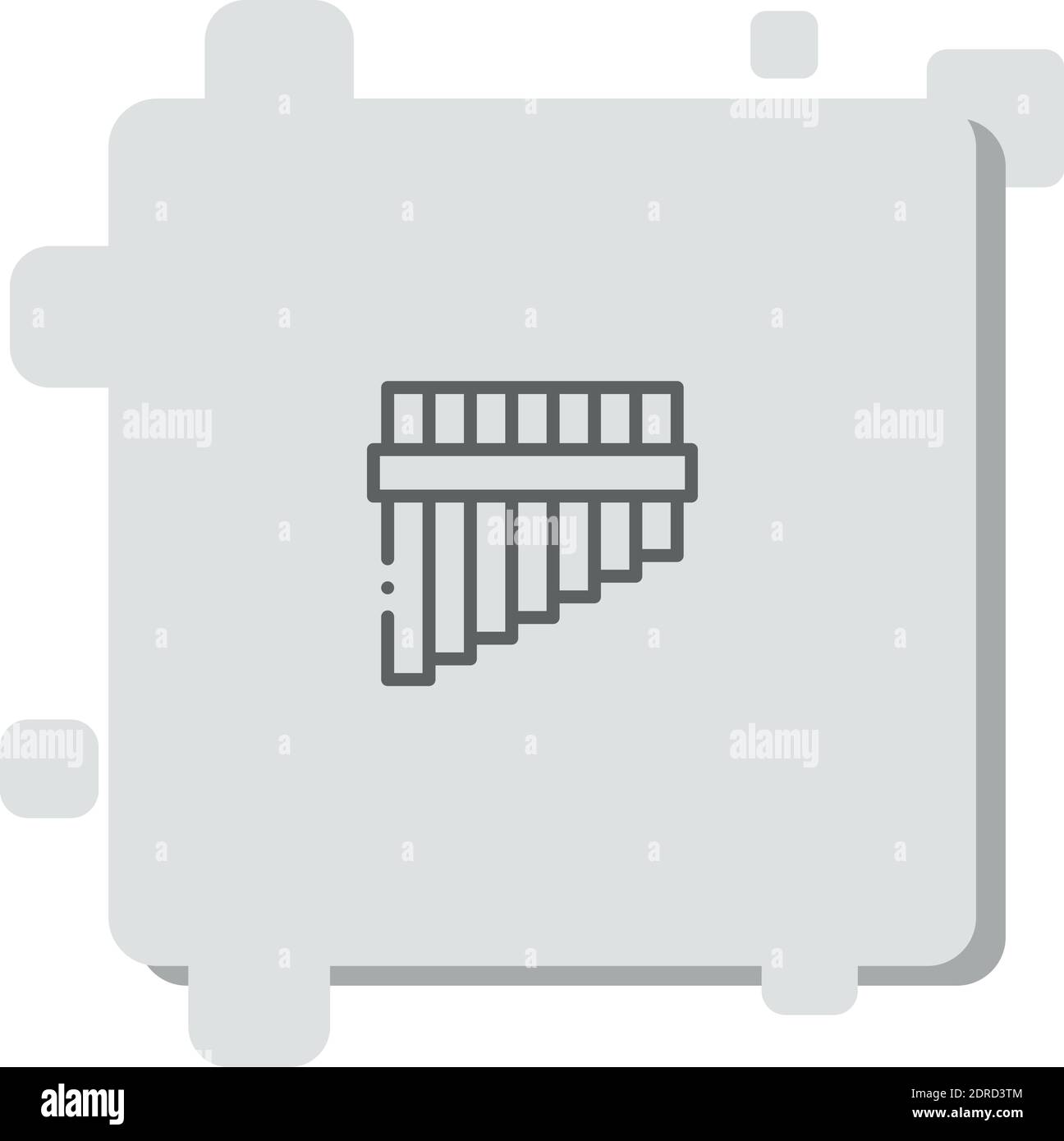 flute vector icon modern simple vector illustration Stock Vector Image ...