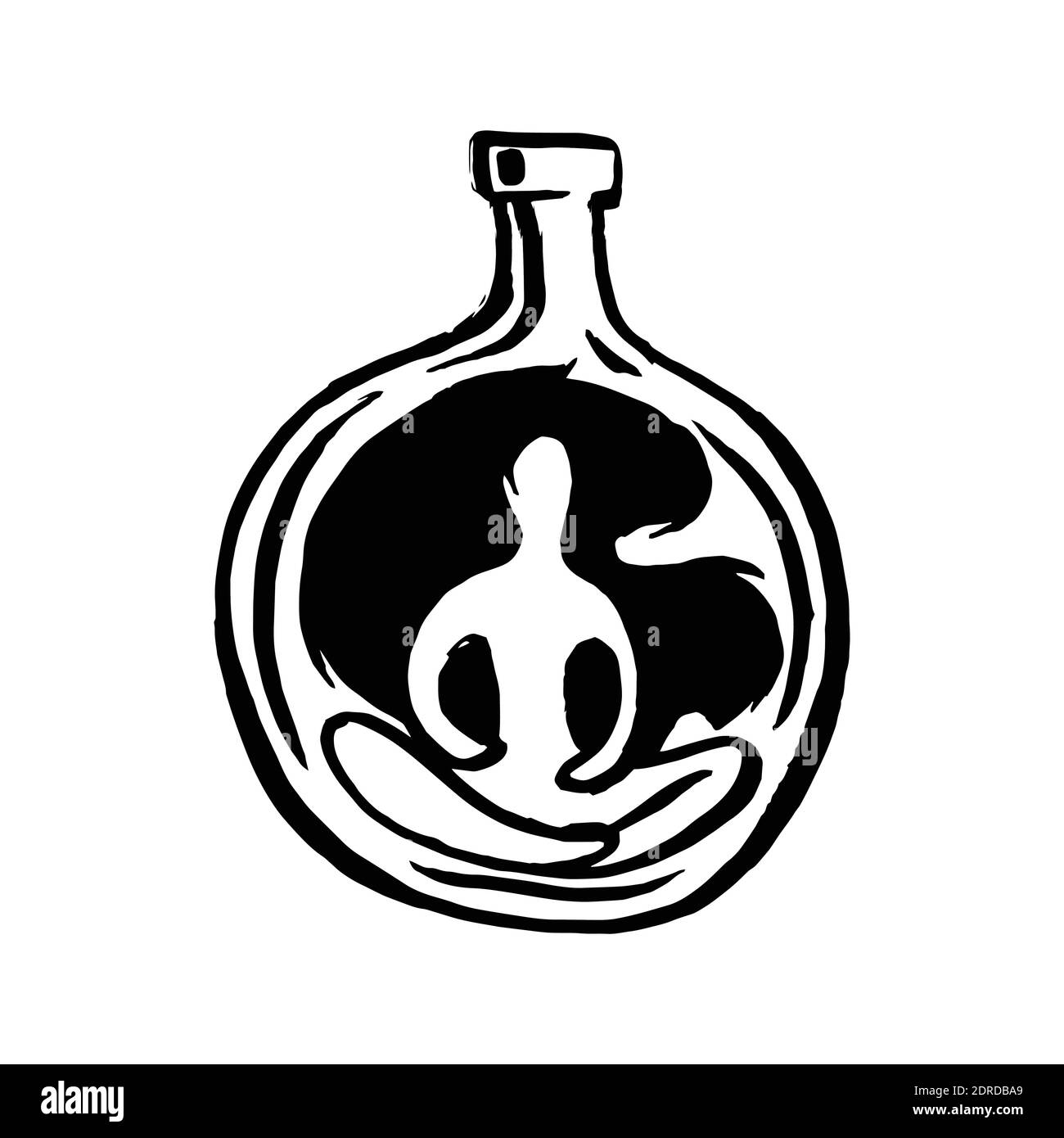 Trouble inside Black and White Stock Photos & Images - Alamy