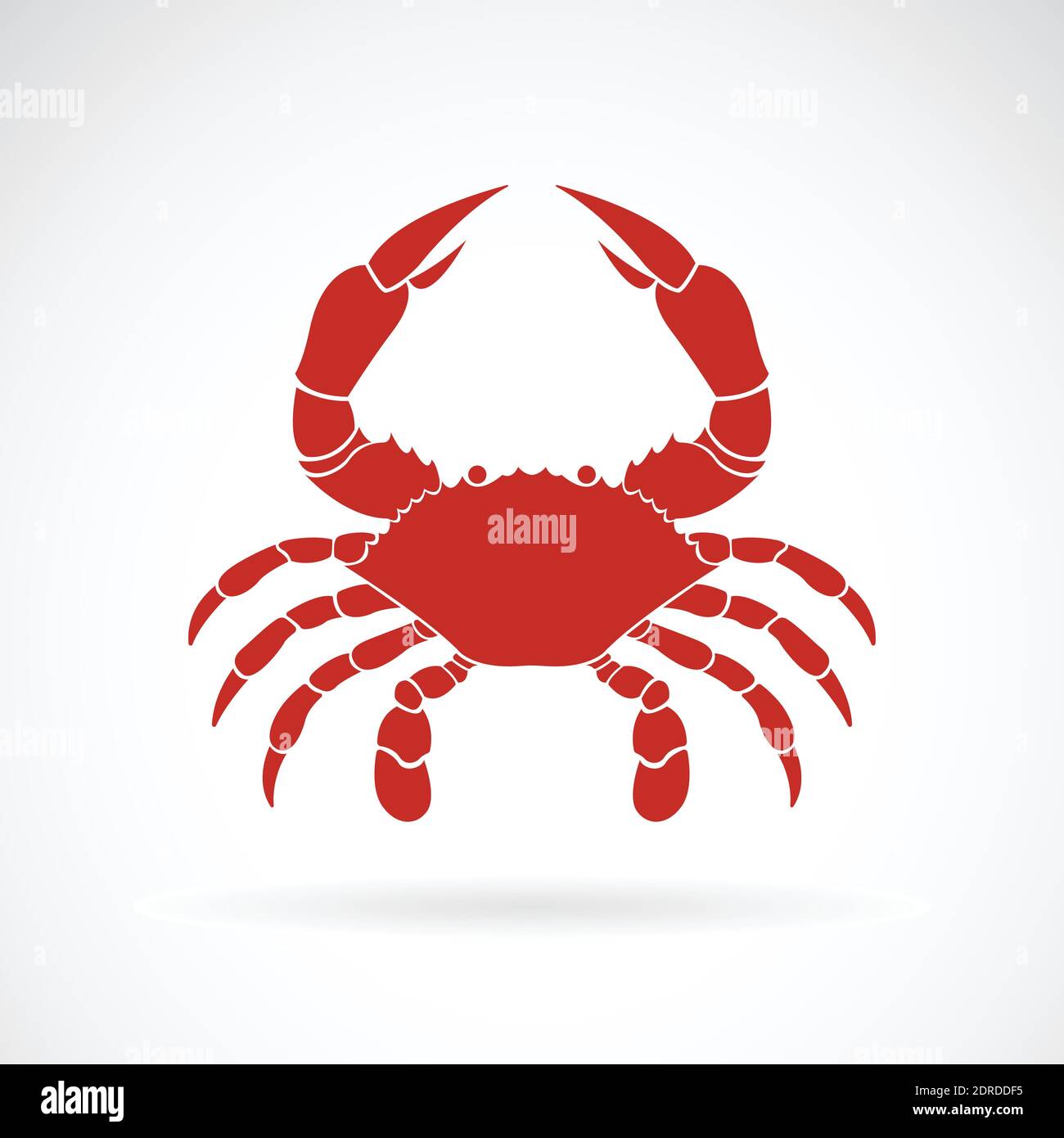Vector of a crab on white background,. Animals. Crab Icon. Sea creature ...