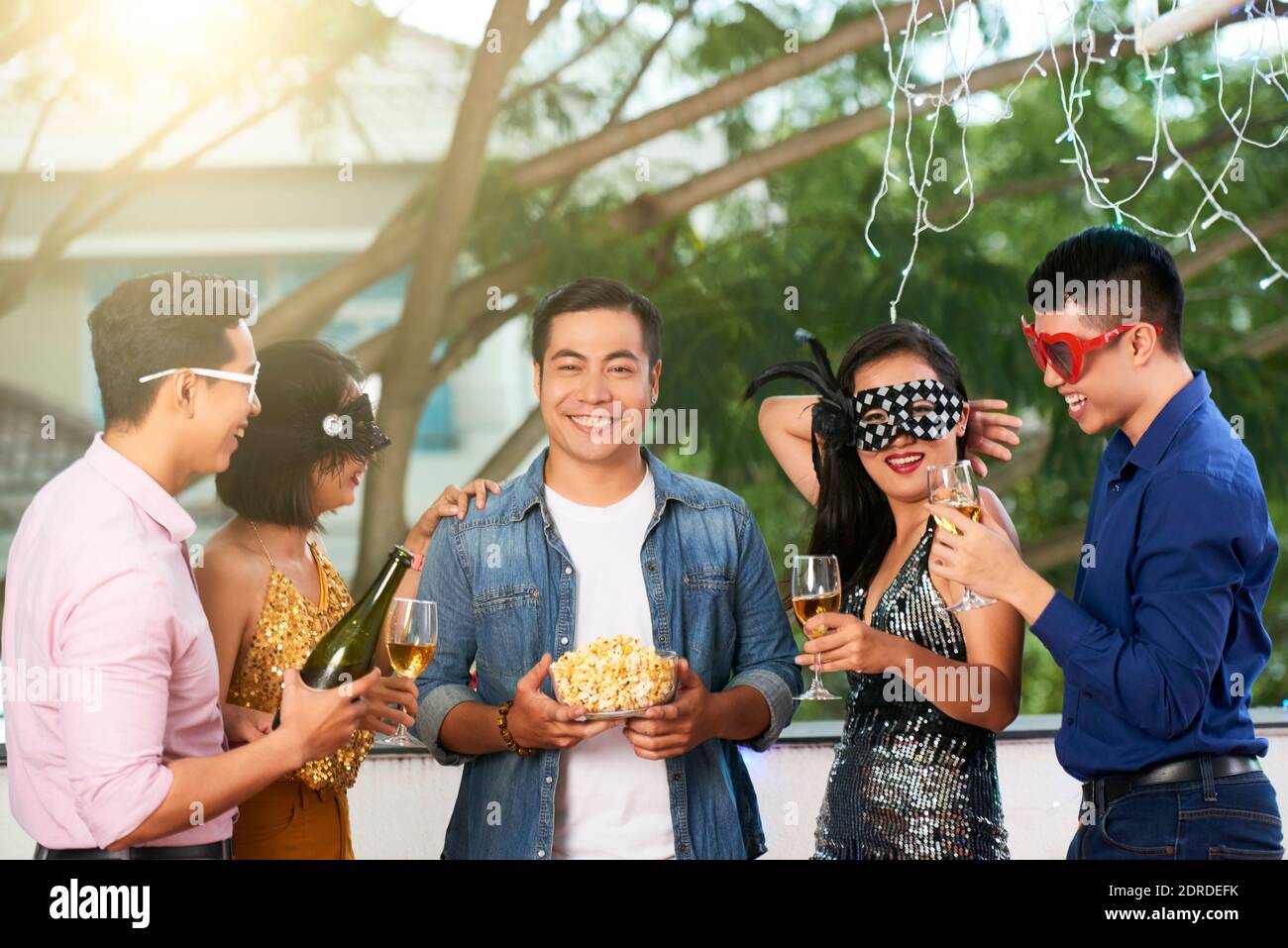 Surprise birthday party Stock Photo - Alamy
