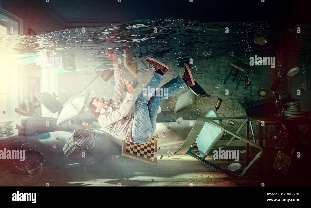 Flood at home hi-res stock photography and images - Alamy