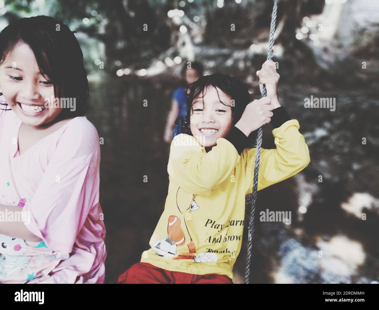 Asian Children Playing In Forest High Resolution Stock Photography and ...