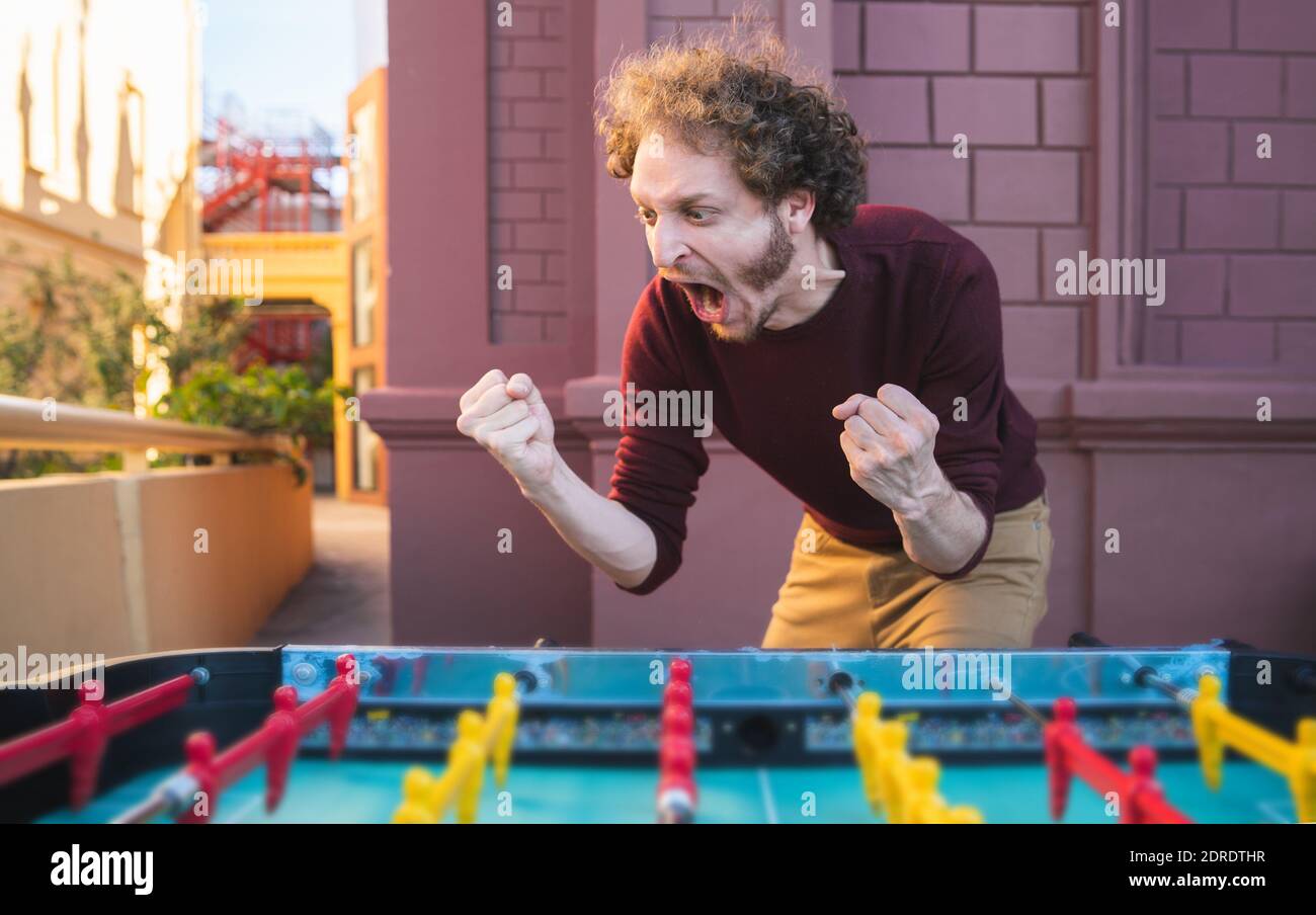 Miniature football hi-res stock photography and images - Alamy