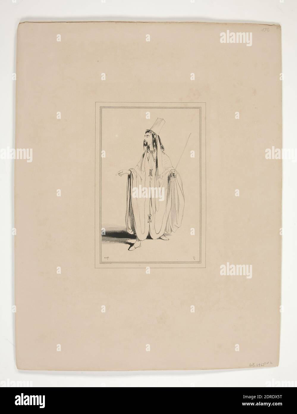 Artist: Paul Gavarni, French, 1804–1866, MAGICIEN., Lithograph, French ...