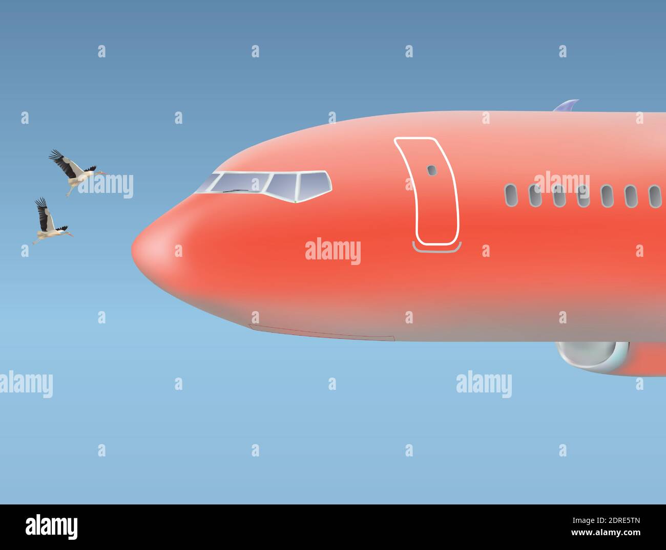 Airport safety birds Stock Vector Images - Alamy