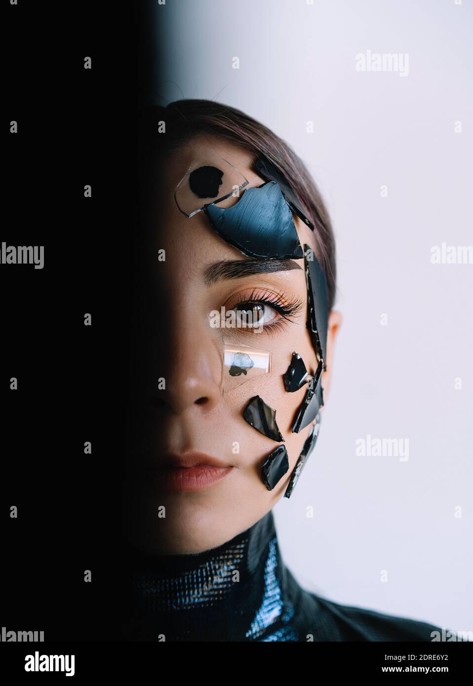 Shattered face hi-res stock photography and images - Alamy