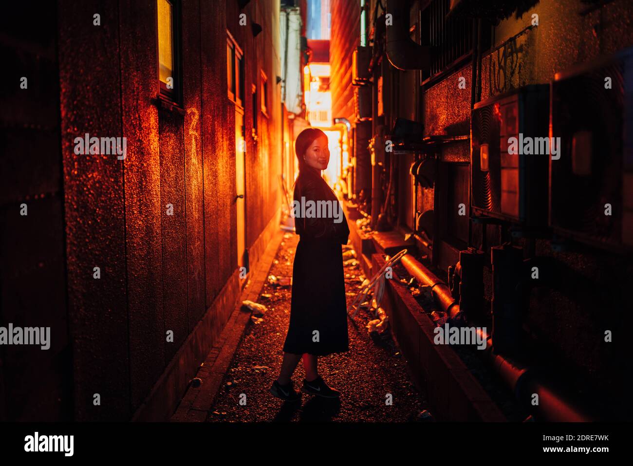 Indian alley at night hi-res stock photography and images - Alamy