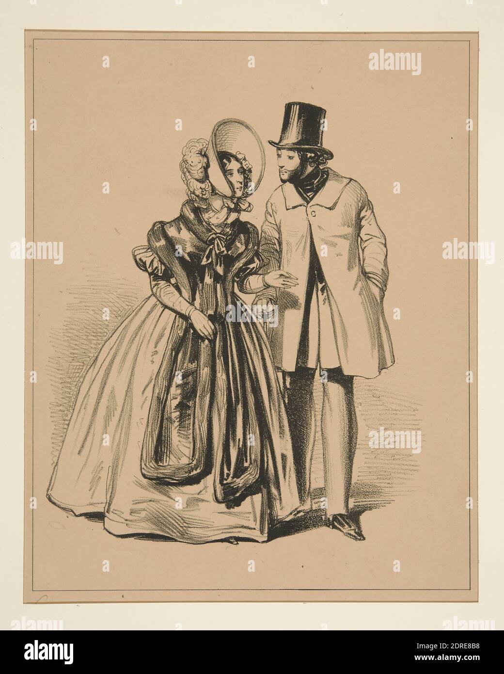 Artist: Paul Gavarni, French, 1804–1866, (MODES.), Lithograph, French ...