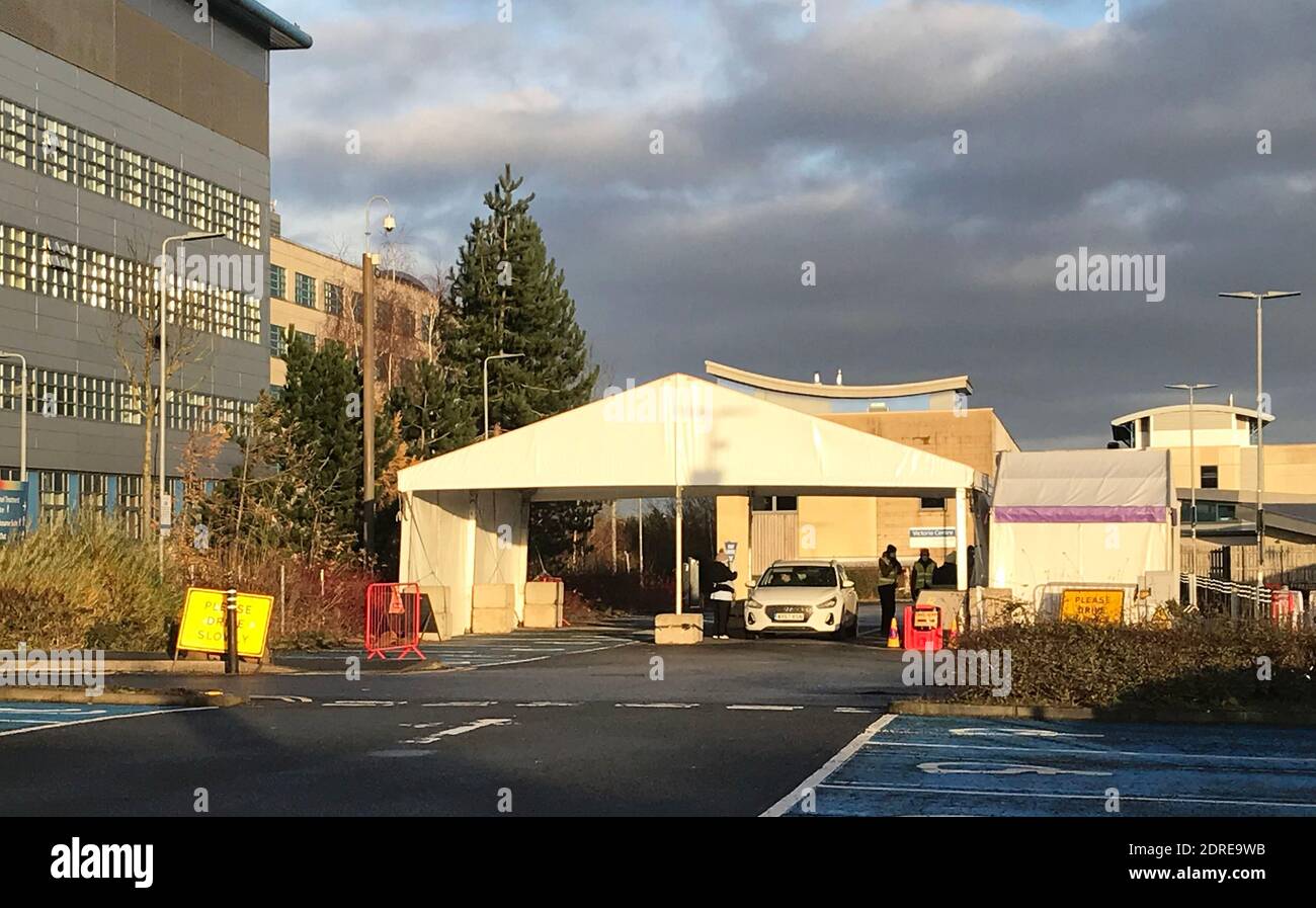 Swindon Great Western Hospital, GWH Covid testing centre in Wiltshire ...