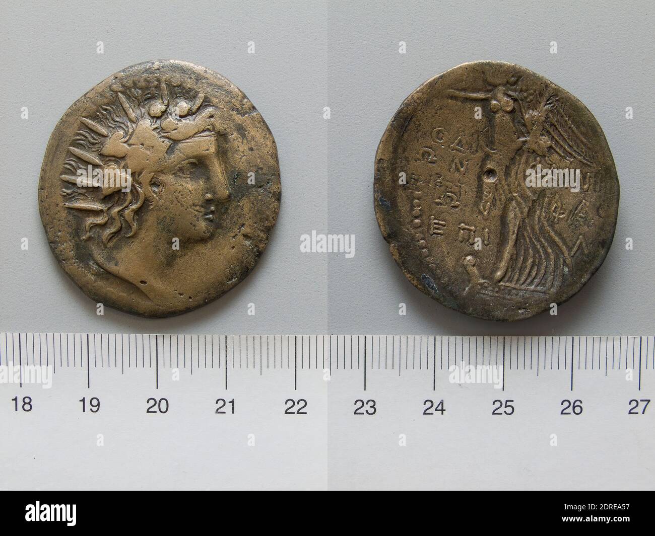 Mint: Rhodus, Coin from Rhodus, 43 B.C.–A.D. 96, Copper, 23.56 g, 1:00 ...