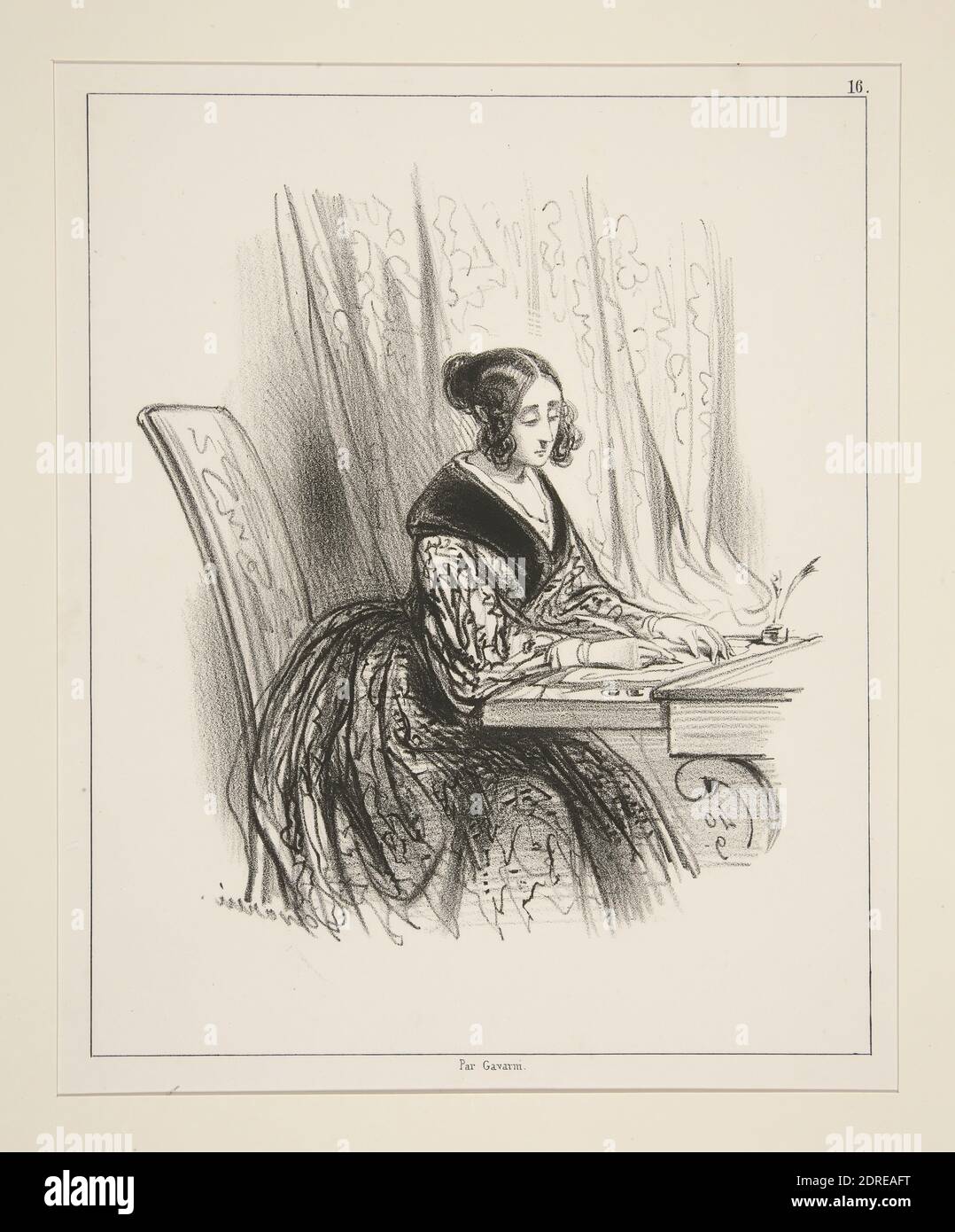 Artist: Paul Gavarni, French, 1804–1866, Abdication., Lithograph ...