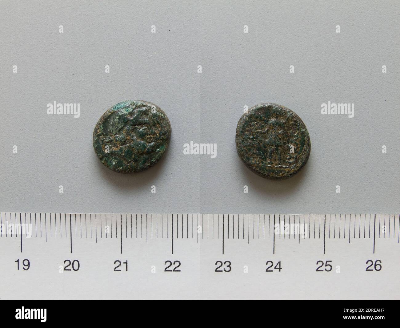 Mint: Nysa, Coin from Nysa, 64–63 B.C., Copper, 3.81 g, 11:00, 16.5 mm ...
