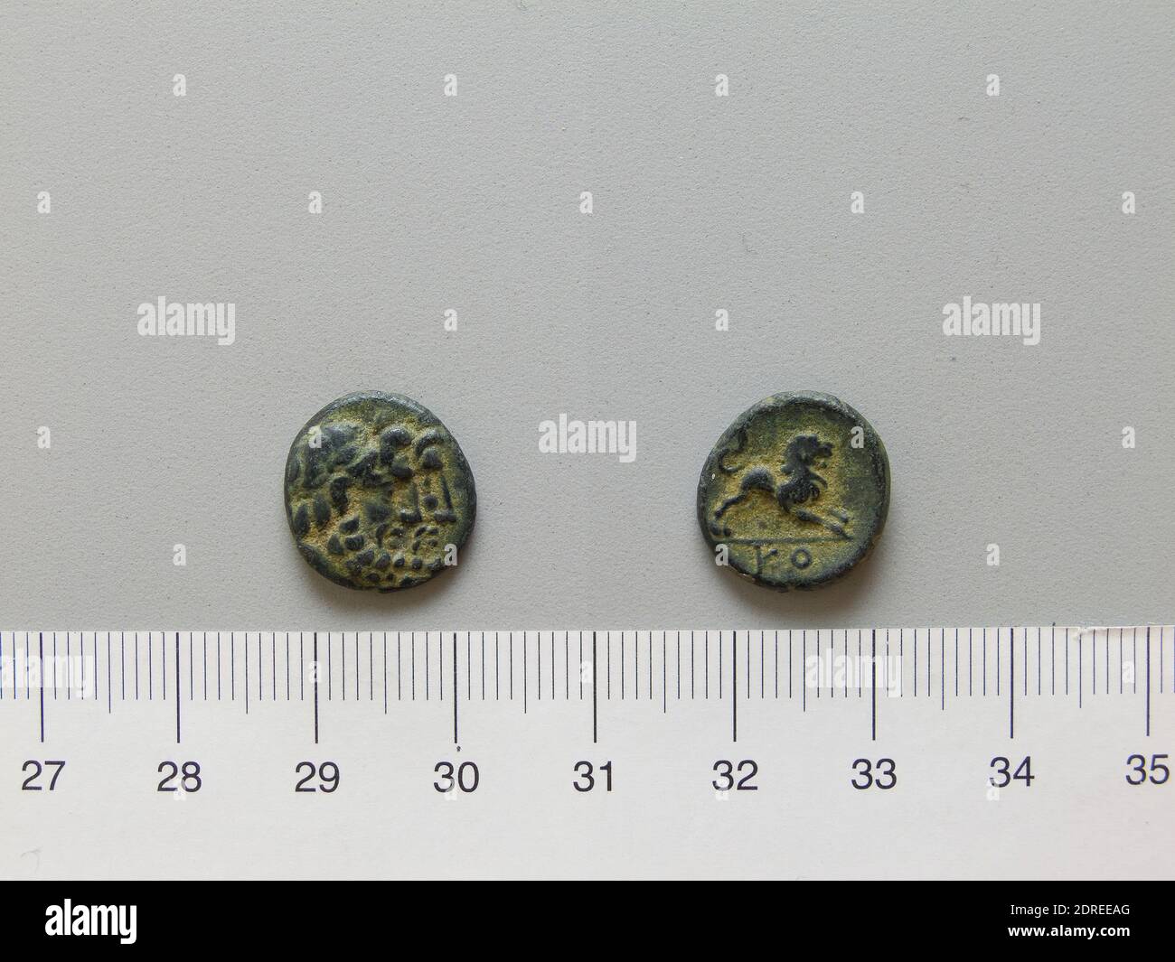 Mint: Comama, Coin from Comama, 1st century B.C., Copper, 2.48 g, 12:00 ...