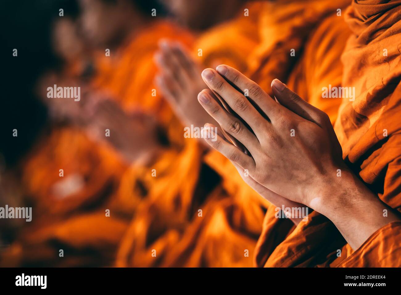 Monks hands hi-res stock photography and images - Alamy