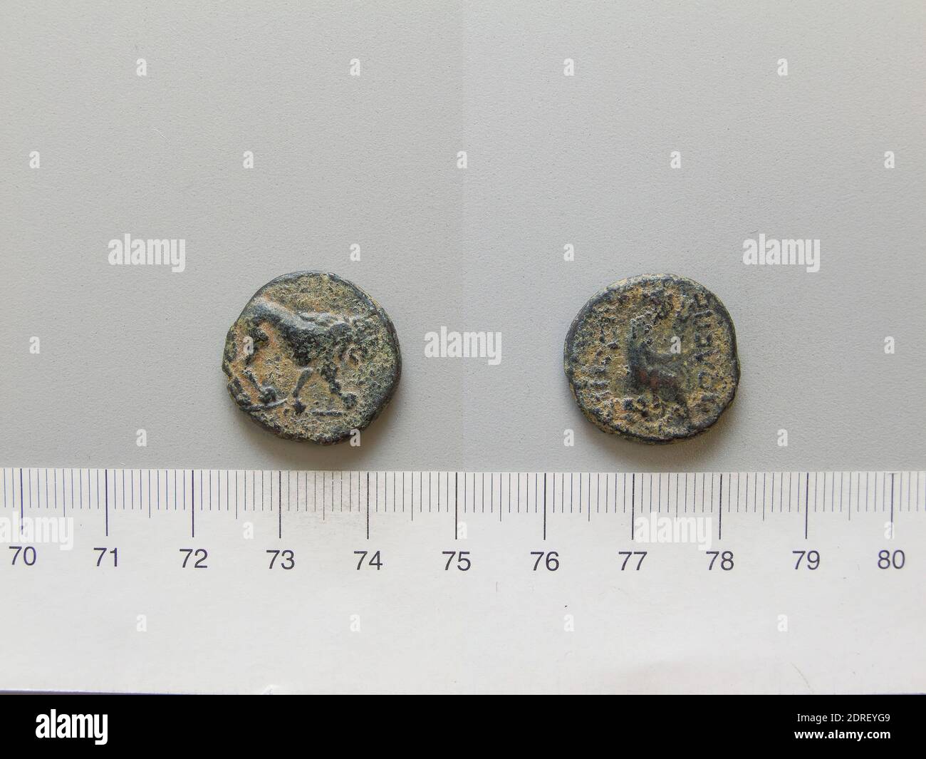 Mint: Samosata, Coin from Samosata, 1st century B.C., Copper, 6.58 g ...