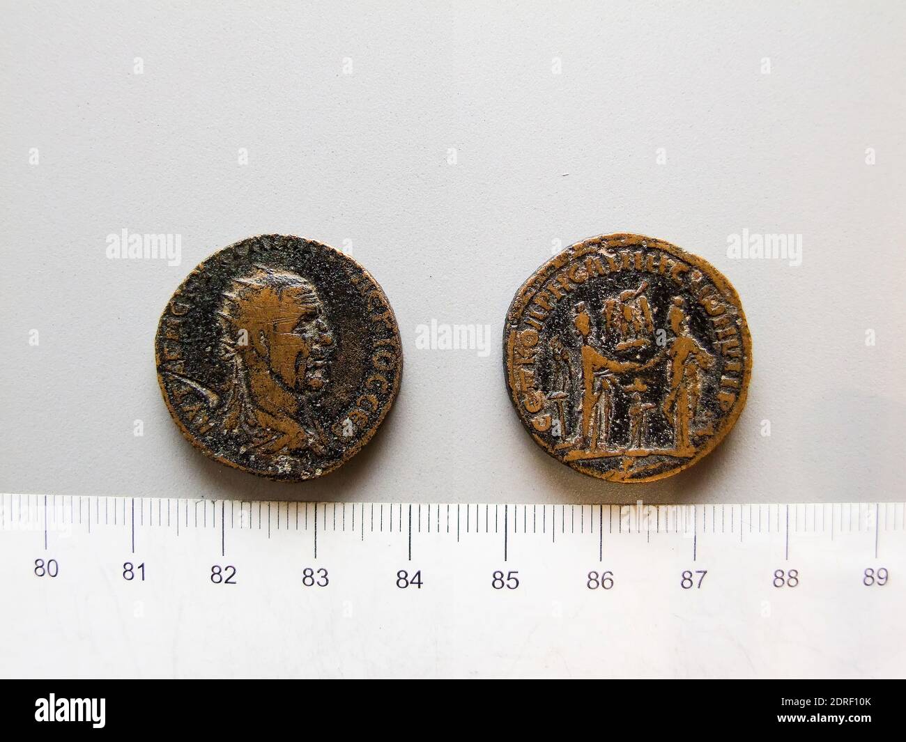 Ruler: Trajan Decius, Emperor of Rome, A.D. 201–251, ruled 249–51, Mint ...