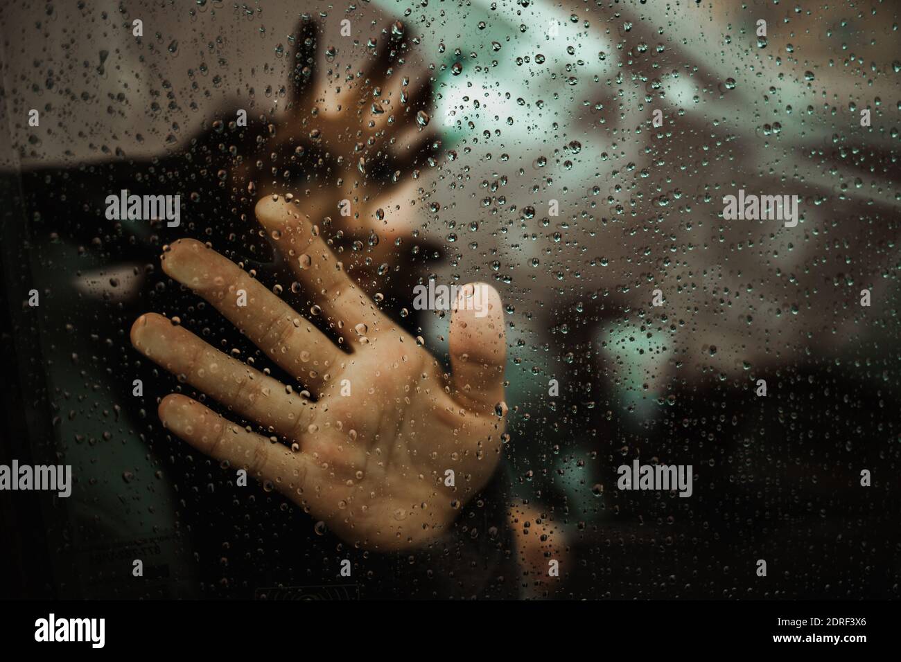 Child window rain 11 hi-res stock photography and images - Alamy