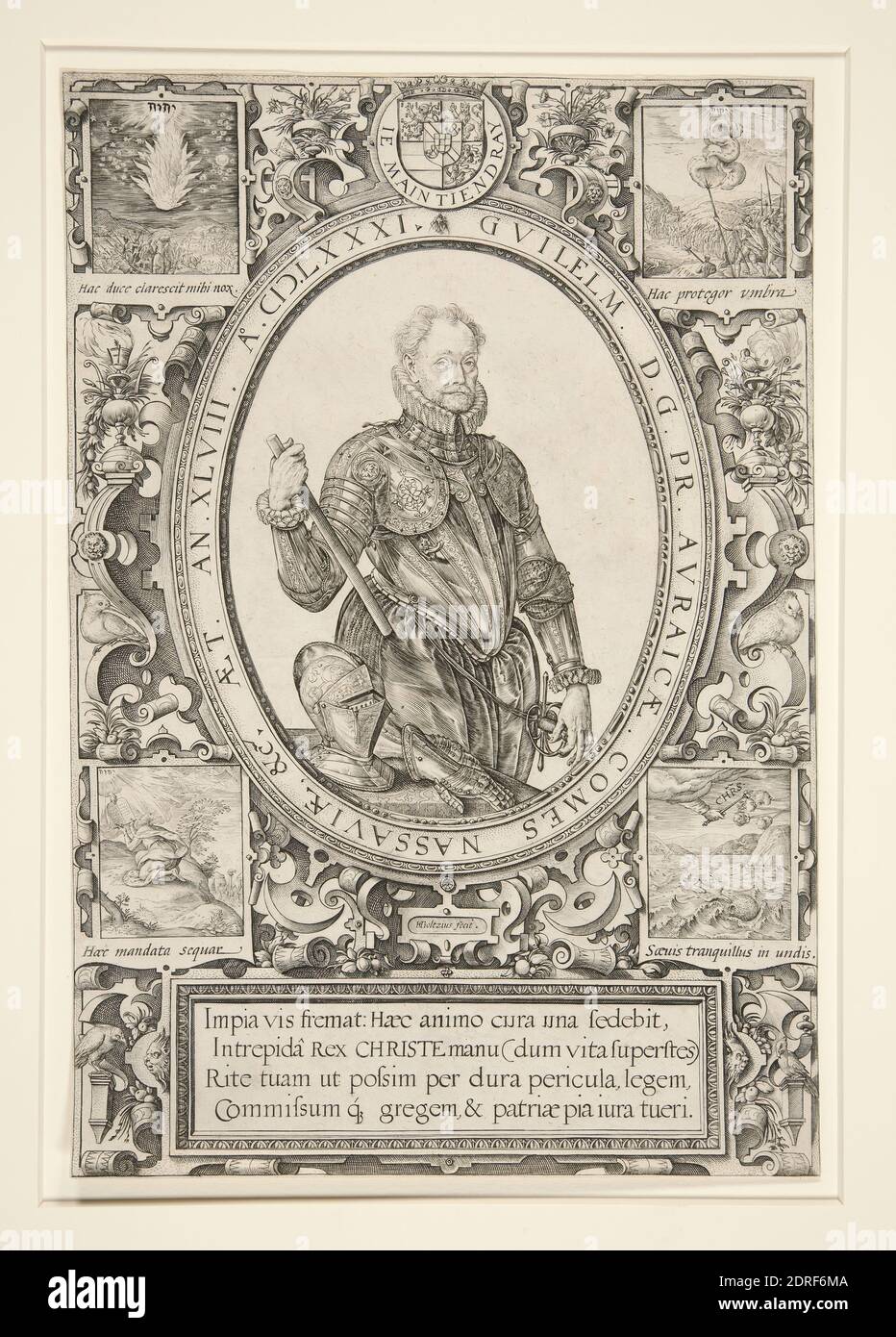 Artist: Hendrick Goltzius, Dutch, 1558–1617, Portrait of William of ...