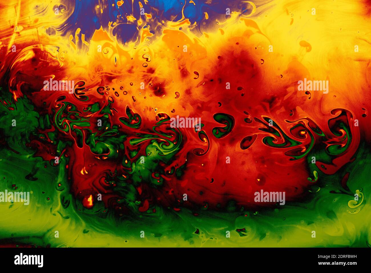 Traditional Ottoman Turkish marbling art patterns as abstract colorful ...