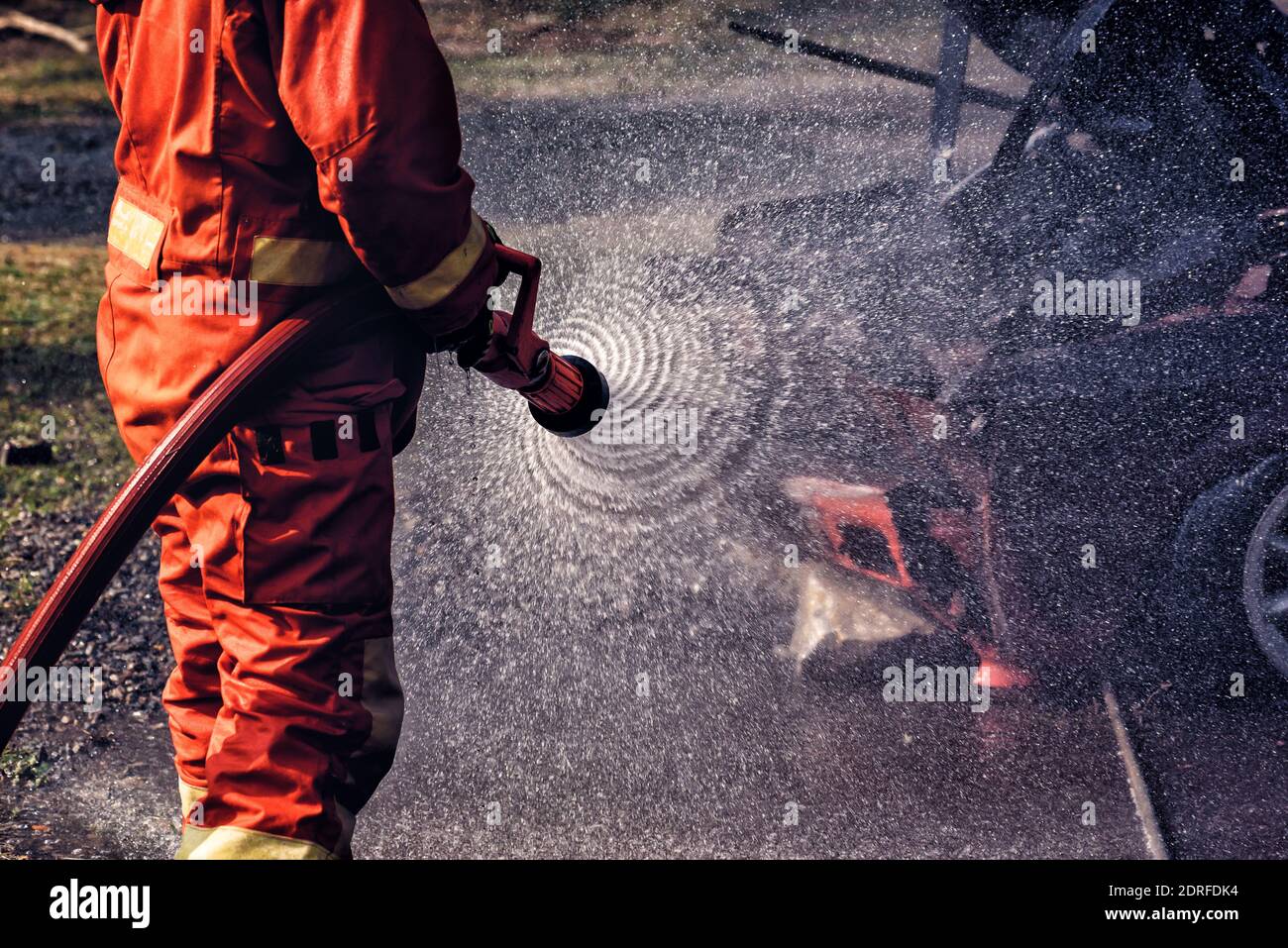 Firefighter Hose Pipe High Resolution Stock Photography and Images - Alamy