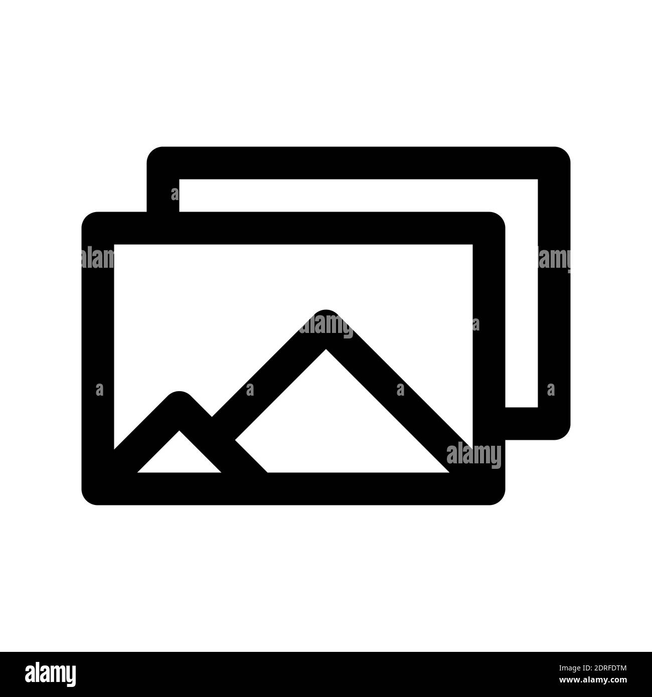 photos gallery icon vector for user interface element isolated on white ... photos gallery icon vector for user interface element isolated on white ...