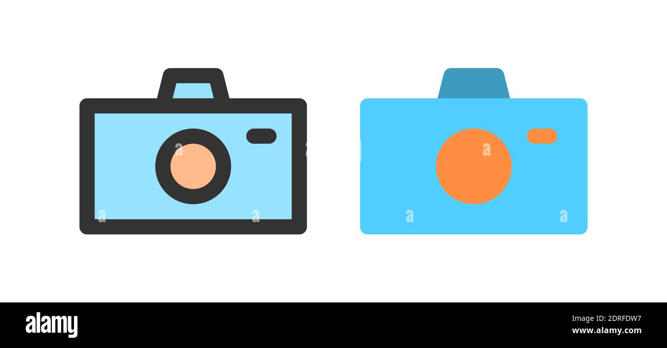 camera icon vector. suitable for user interface element symbol ...