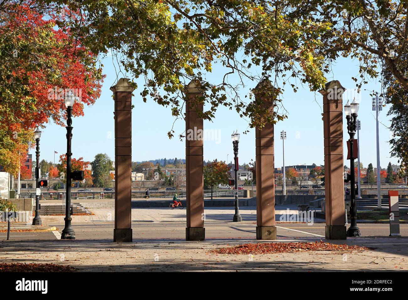 Portland, Oregon: Ankeny Square in downtown Portland Stock Photo - Alamy