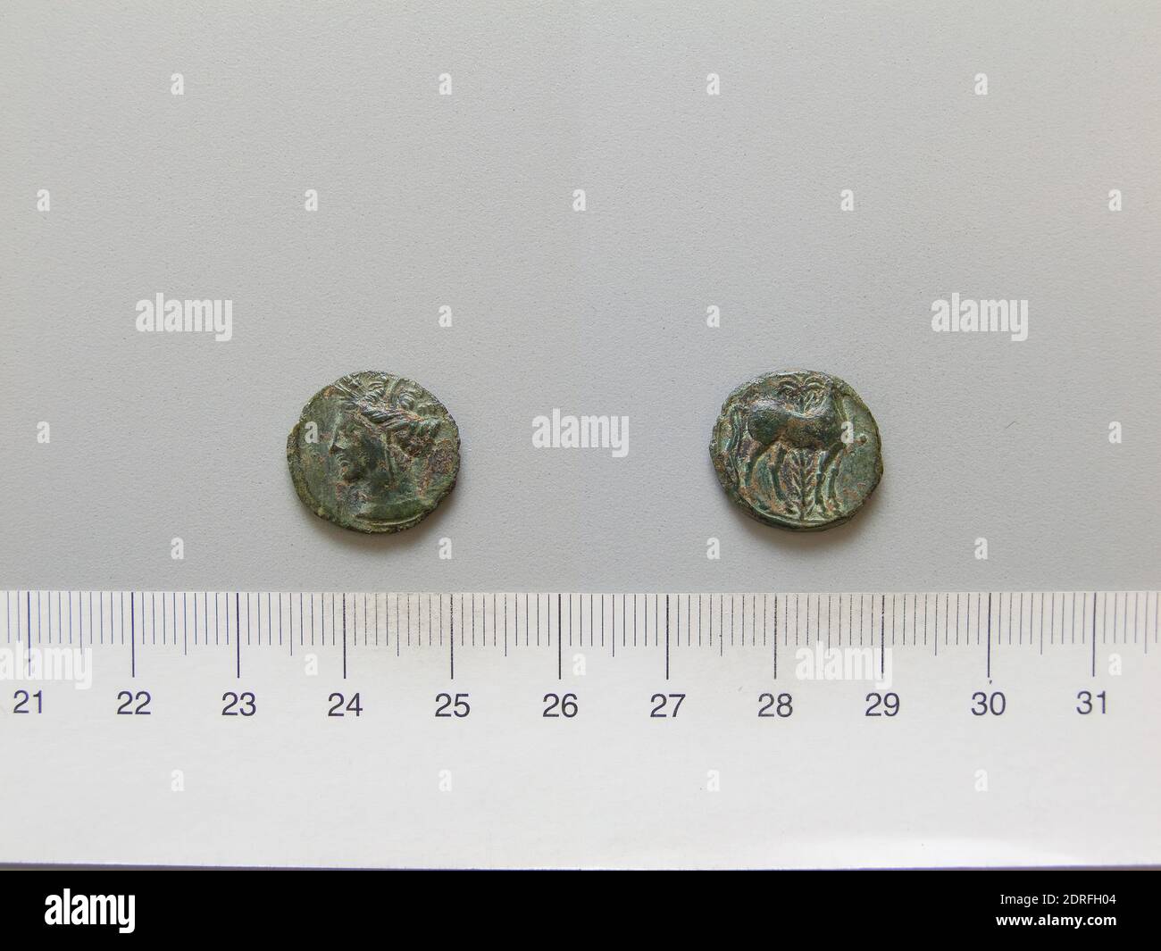 Mint: Carthage, Coin from Carthage, 3rd century B.C., Copper, 2.05 g ...