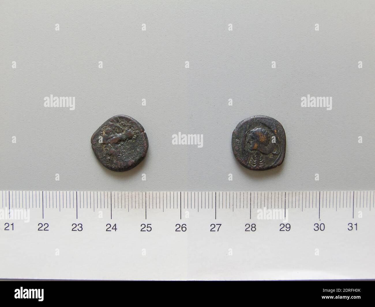 Mint: Carthage, Coin from Carthage, 3rd century B.C., Copper, 3.17 g, 4 ...