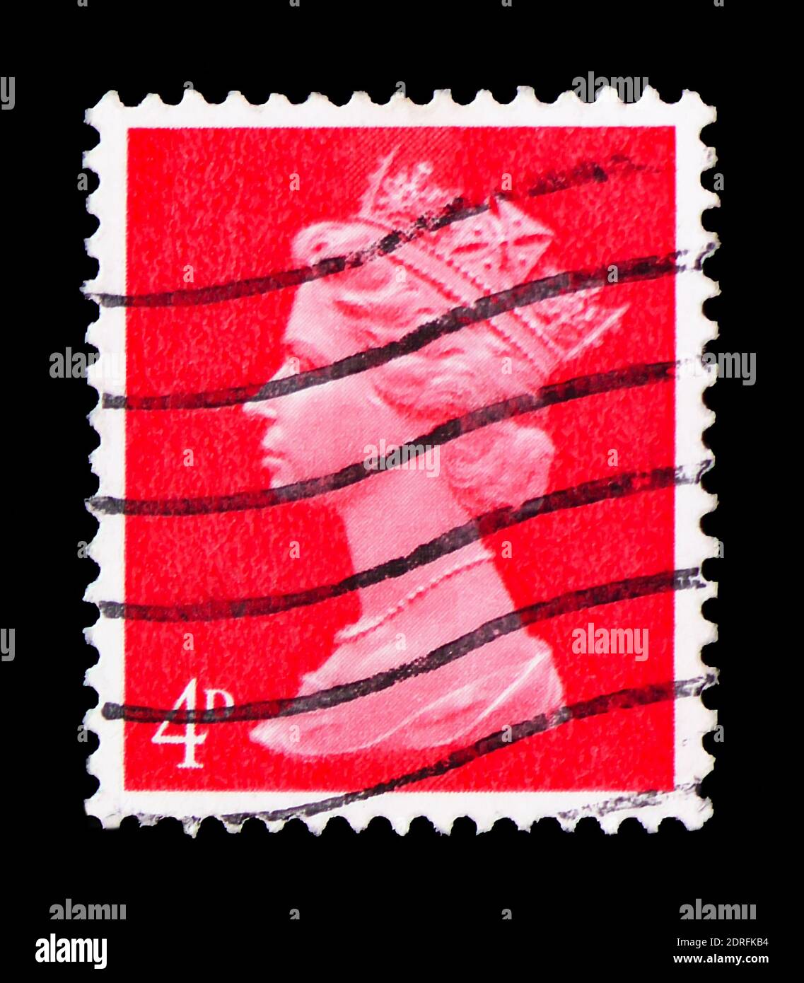 MOSCOW, RUSSIA - FEBRUARY 9, 2019: A stamp printed in Great Britain ...