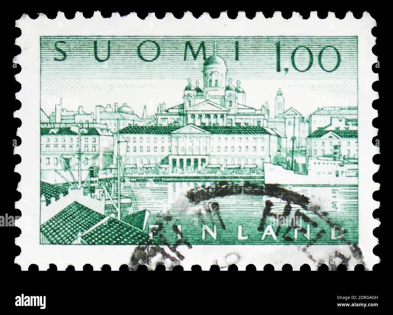 MOSCOW, RUSSIA - FEBRUARY 10, 2019: A stamp printed in Finland shows ...