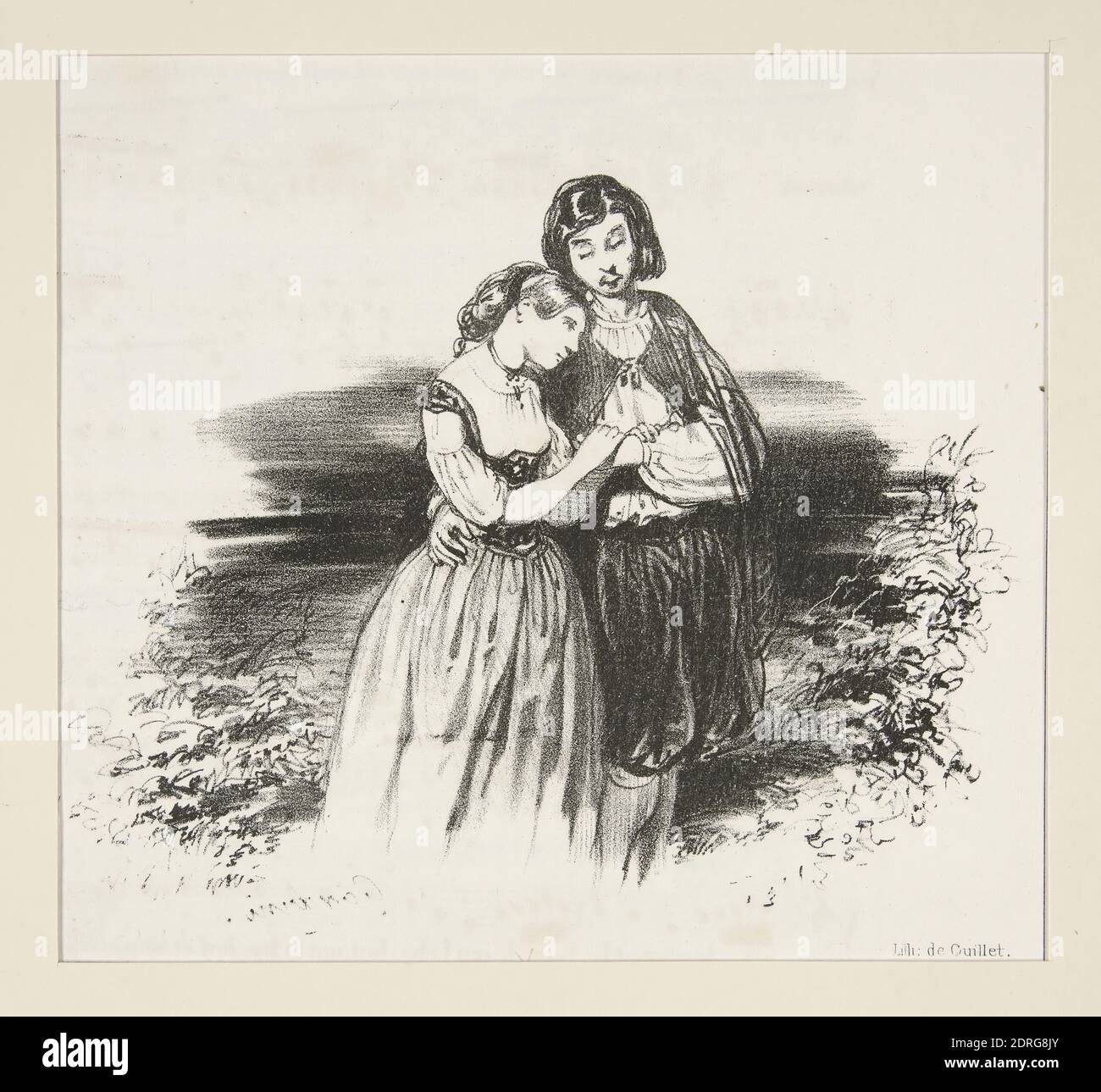 Artist: Paul Gavarni, French, 1804–1866, L’Heure Sainte, Lithograph ...